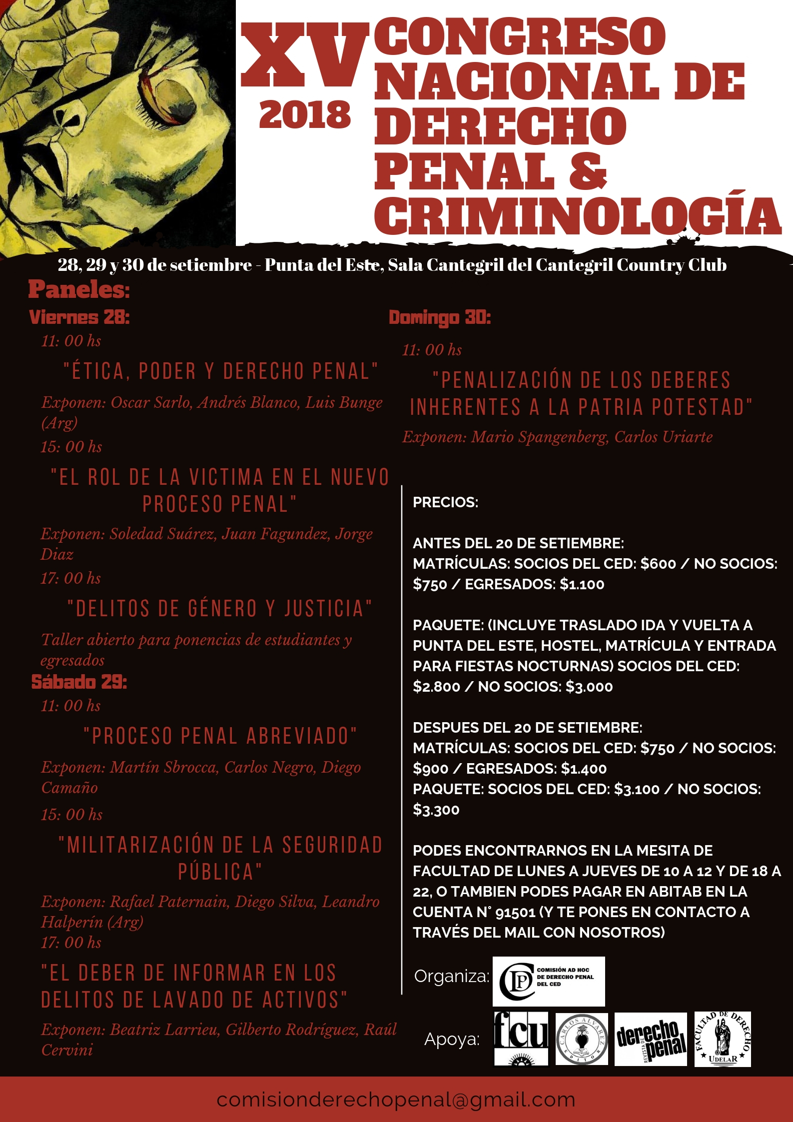 XV Congreso Nacional de Derecho Penal y Criminología | Facultad de Derecho